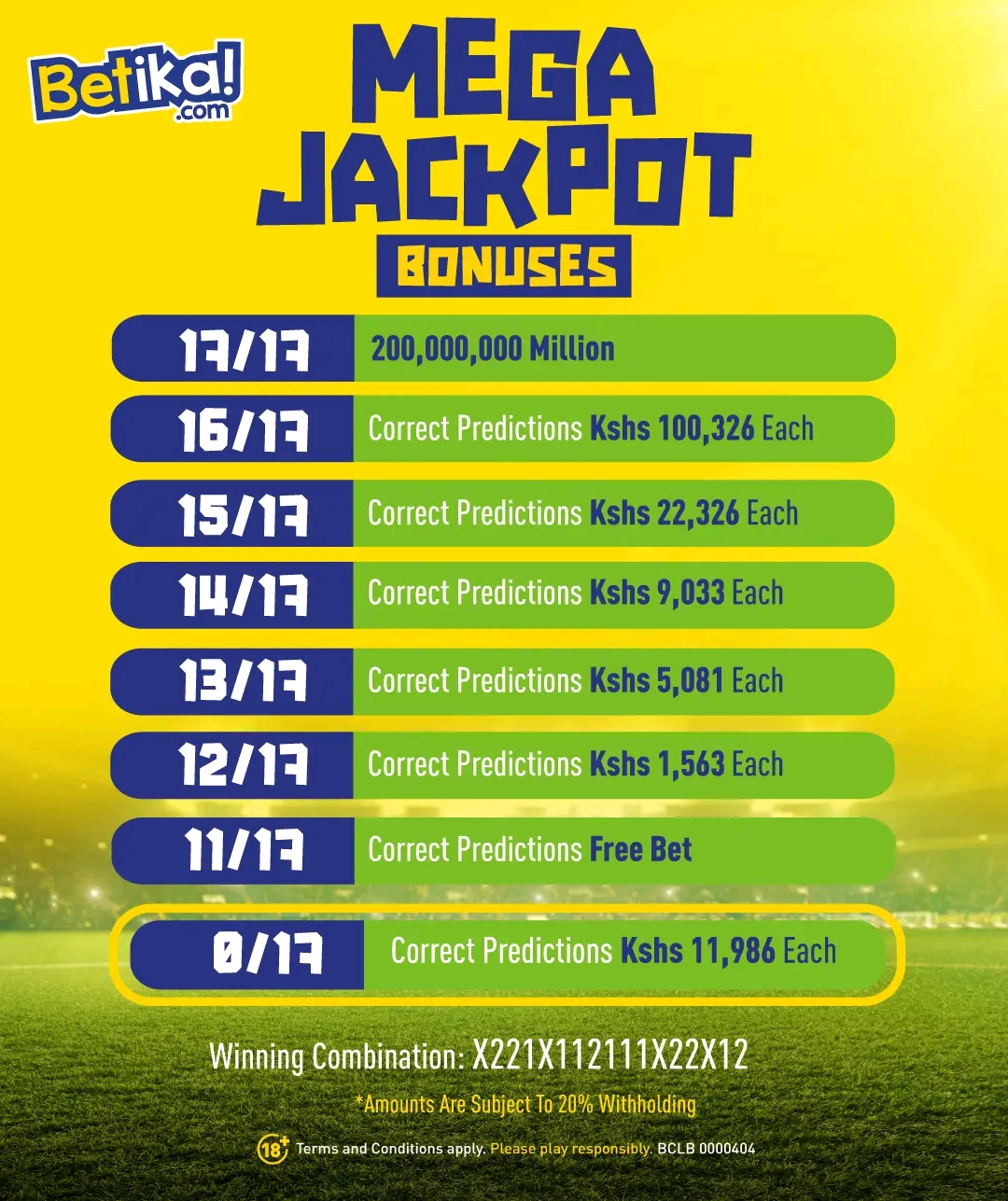 statarea mega jackpot prediction»1X2X212X2111